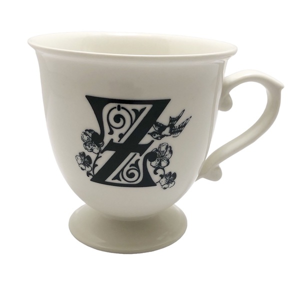 Anthropologie | Dining | Anthropologie Monogram Letter Z Missus Floral ...